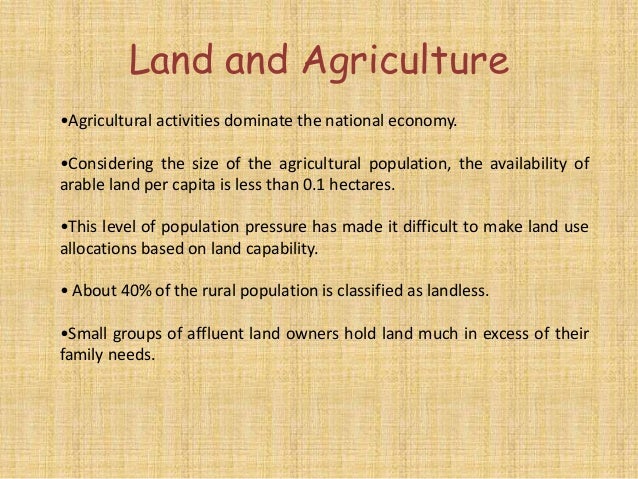 USE & MISUSE OF WATER RESOURCES & LAND RESOURCES