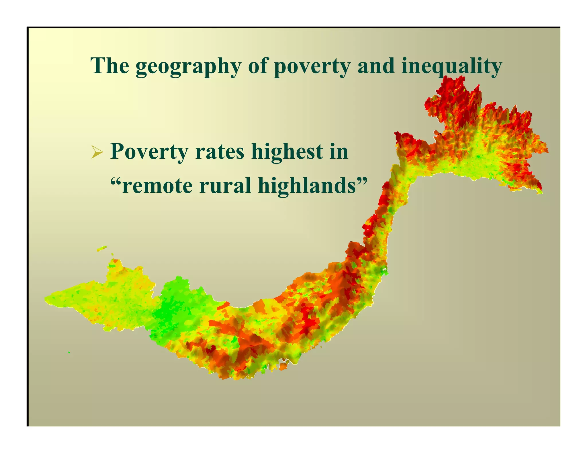 Spatial Patterns of Poverty in Vietnam and Laos | PDF