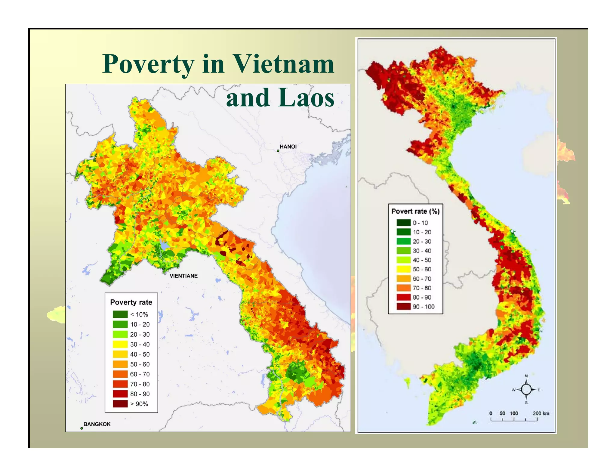 Spatial Patterns of Poverty in Vietnam and Laos | PDF