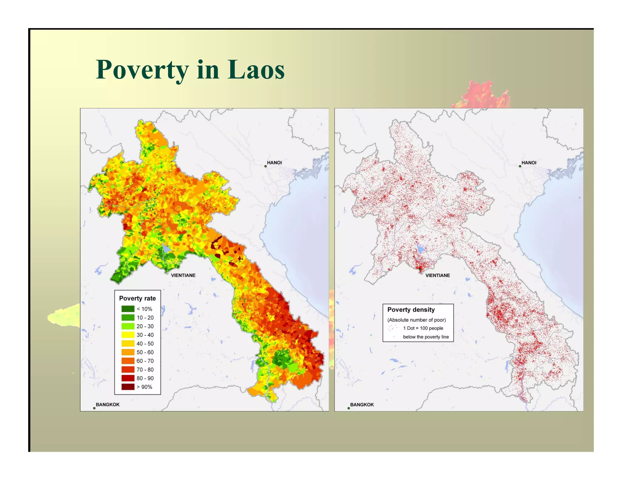 Spatial Patterns of Poverty in Vietnam and Laos | PDF