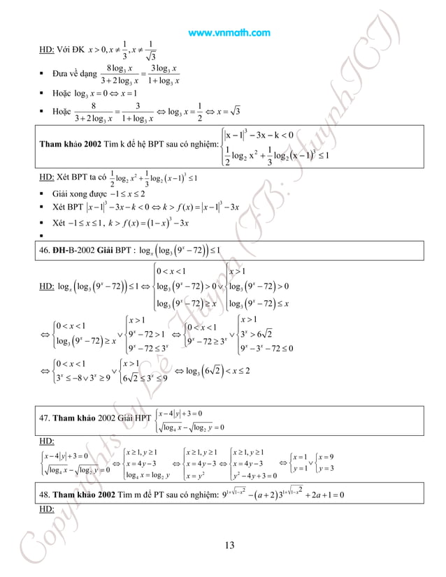 [Vnmath.com] pt-bpt-hpt-mu-logarit-dh-2002-2011 | PDF