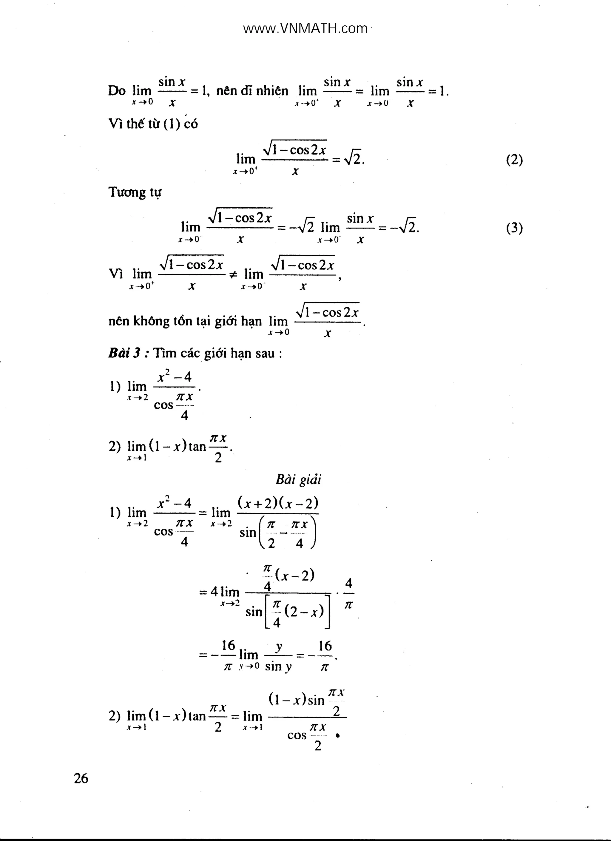 Chuyên đề tìm giới hạn nâng cao | PDF
