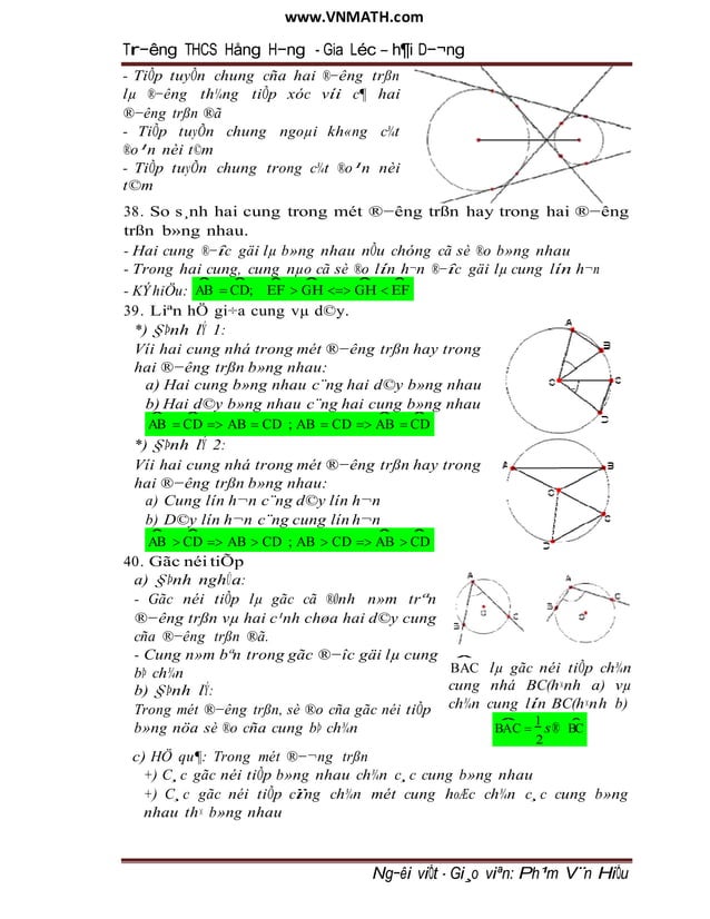 [Vnmath.com] he thong kien toan thcs dai so va hinh hoc | PDF