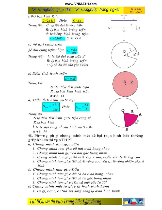 [Vnmath.com] he thong kien toan thcs dai so va hinh hoc | PDF