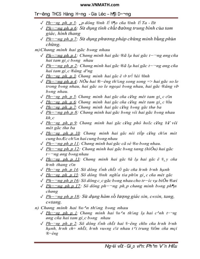 [Vnmath.com] he thong kien toan thcs dai so va hinh hoc | PDF