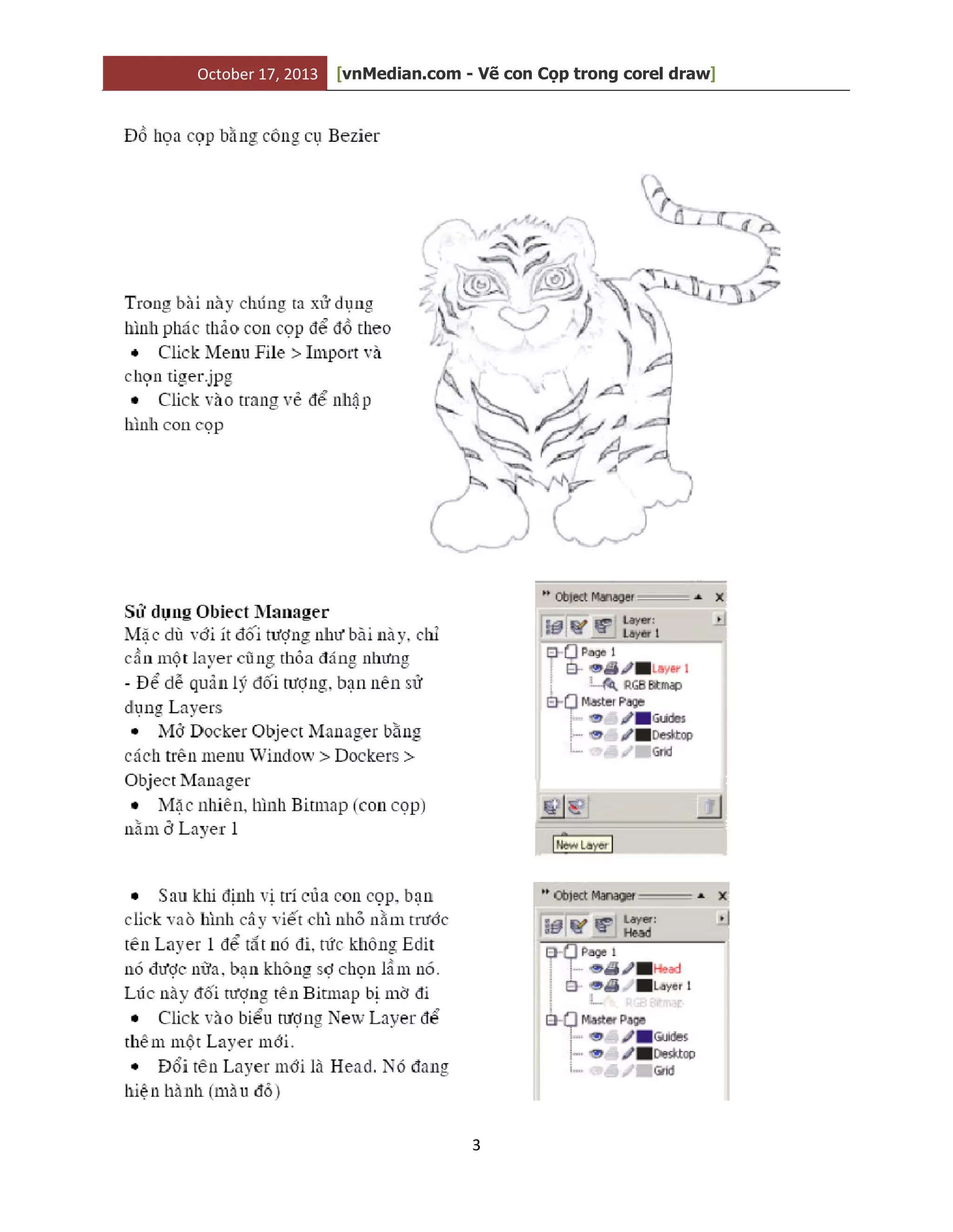 Vn median.com ve con cop trong corel | PDF