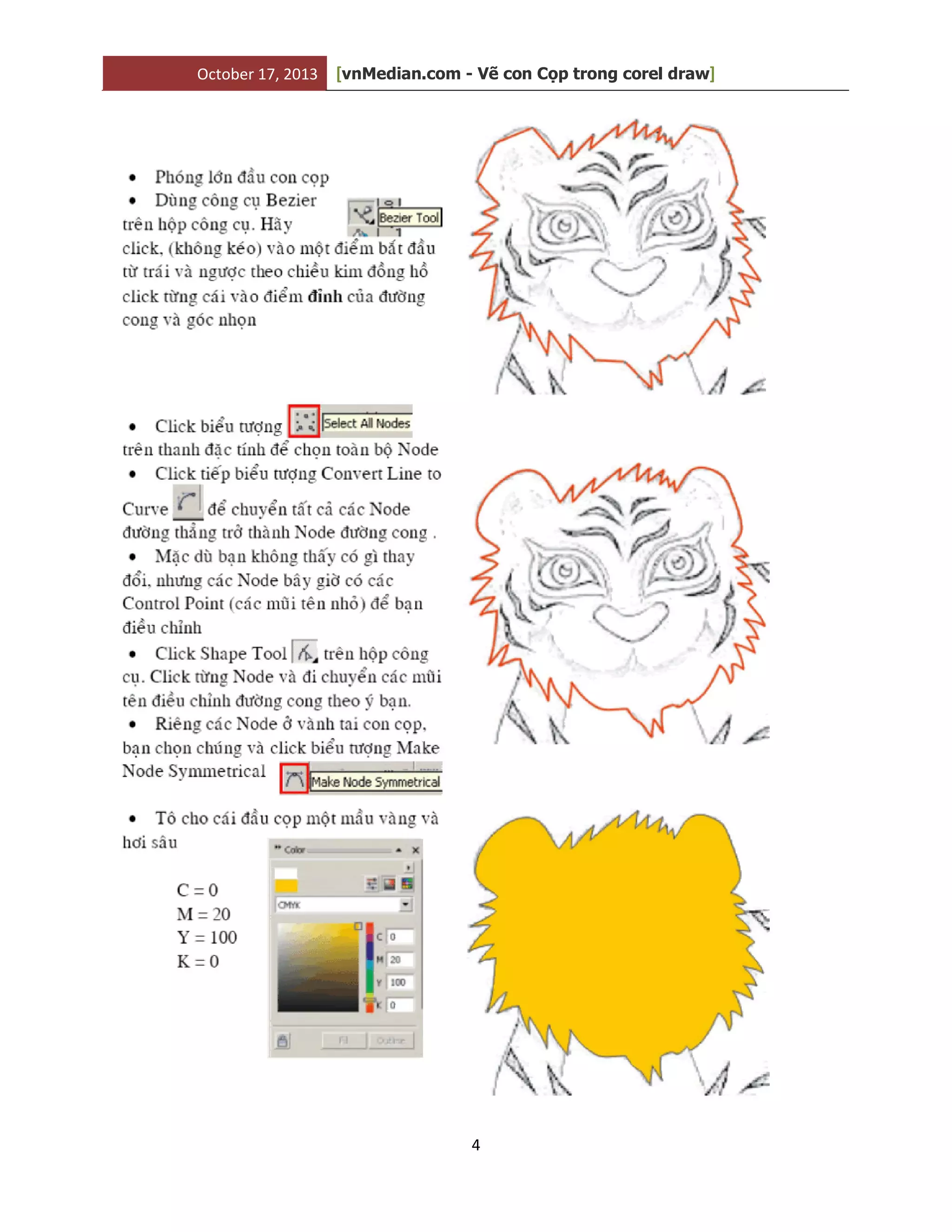 Vn median.com ve con cop trong corel | PDF