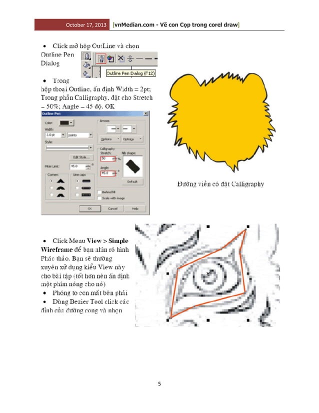 Vn median.com ve con cop trong corel | PDF
