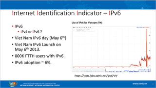 20 years of the Internet in Vietnam: Think about the I in the Internet | PPT