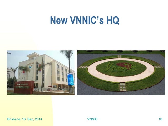 VNNIC Update, by Nguyen Thi Oanh [APNIC 38 / NIR SIG] | PPT