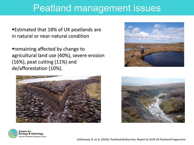 Peatland management impacts on water quality and biodiversity | PPT