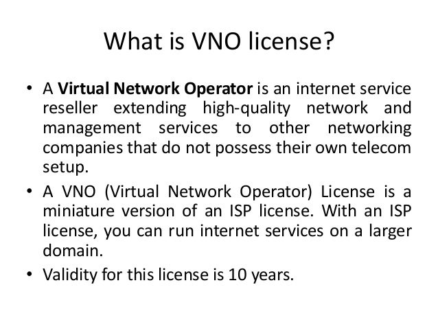VNO License Registration Process India | PPSX