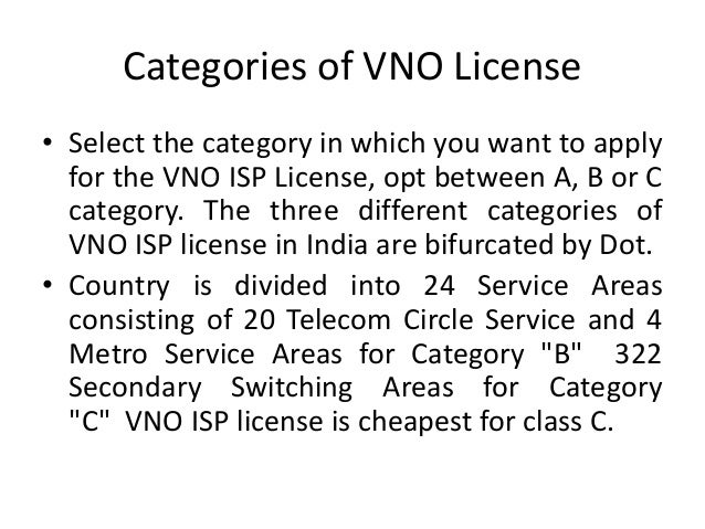 VNO License Registration Process India | PPSX