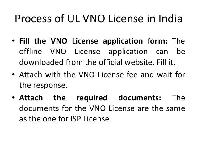 VNO License Registration Process India | PPSX