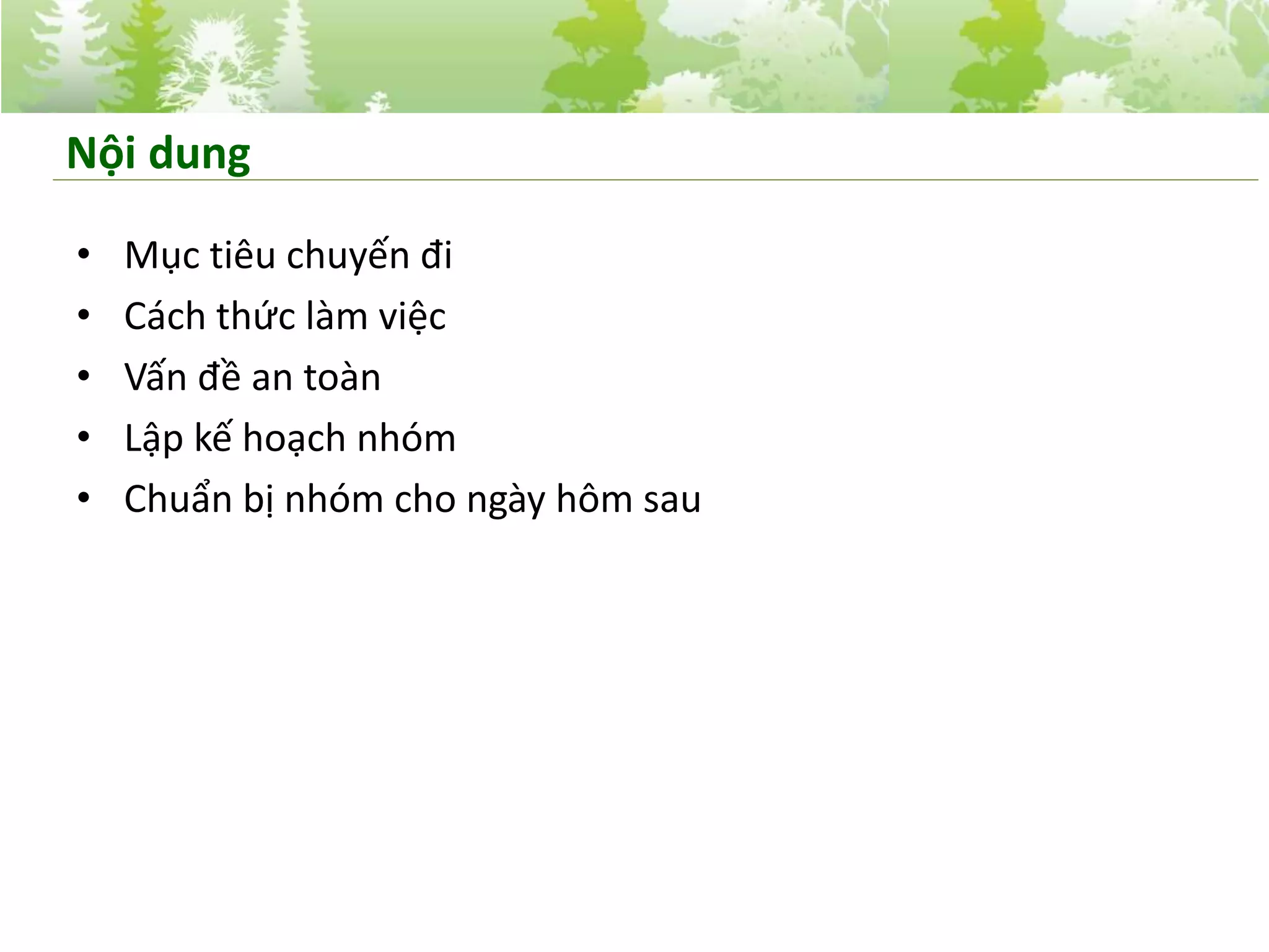 Vn p12 safety procesure for field trip and factory visit | PPT
