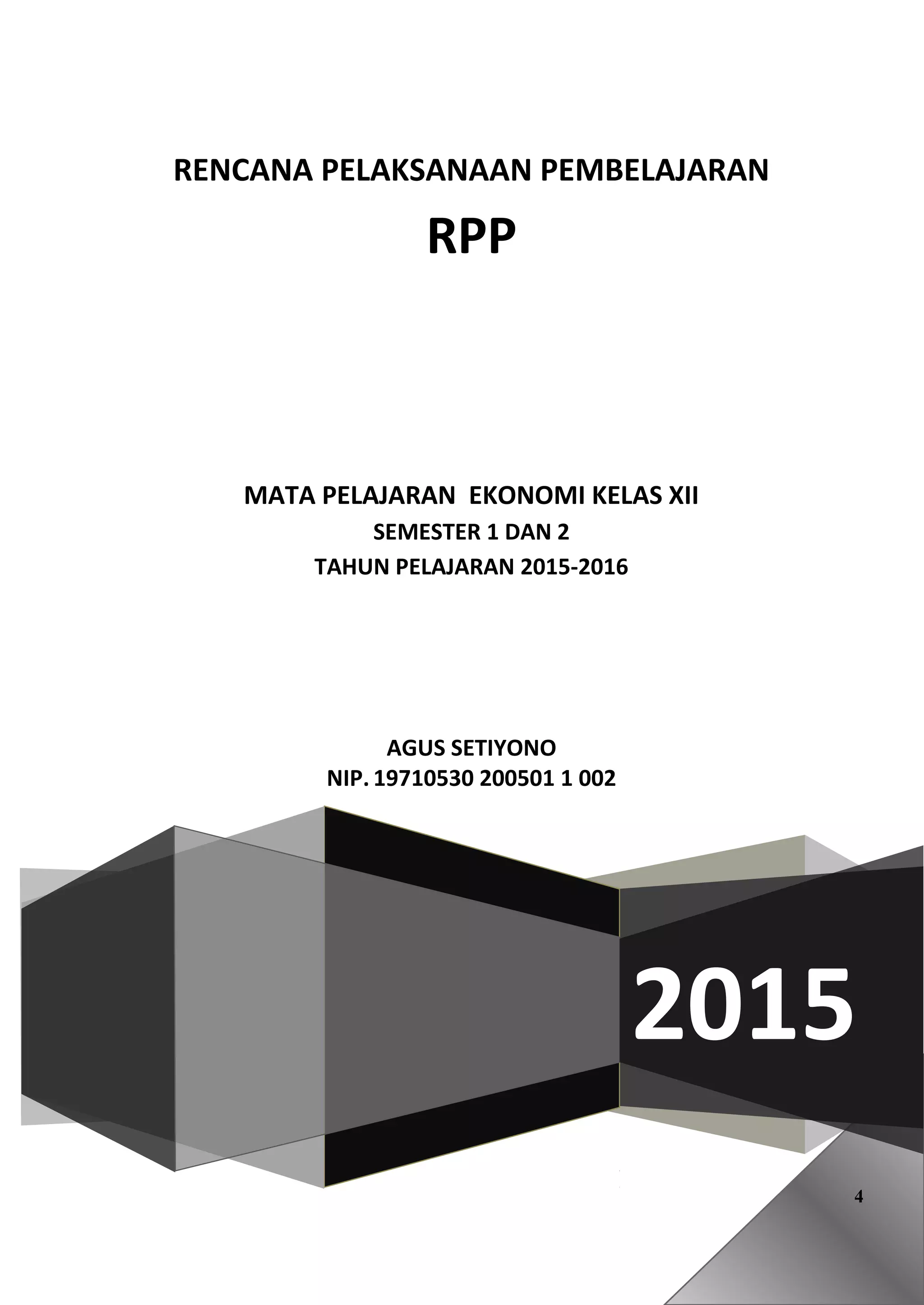 Rev1 1. rpp eko_xii_final | PDF
