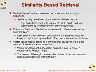 VNSISPL_DBMS_Concepts_ch19 | PPT | Search | Internet