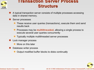 VNSISPL_DBMS_Concepts_ch20 | PPT | Operating Systems | Computer Software and Applications