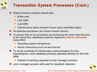VNSISPL_DBMS_Concepts_ch20 | PPT | Operating Systems | Computer Software and Applications