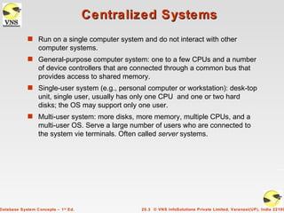 VNSISPL_DBMS_Concepts_ch20 | PPT | Operating Systems | Computer Software and Applications