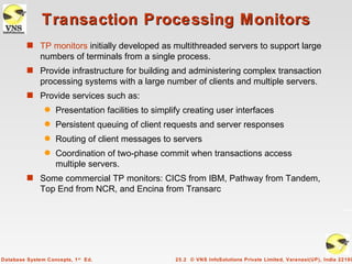 VNSISPL_DBMS_Concepts_ch25 | PPT