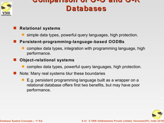 VNSISPL_DBMS_Concepts_ch9 | PPT