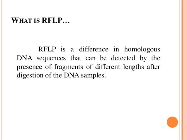 VNTR and RFLP