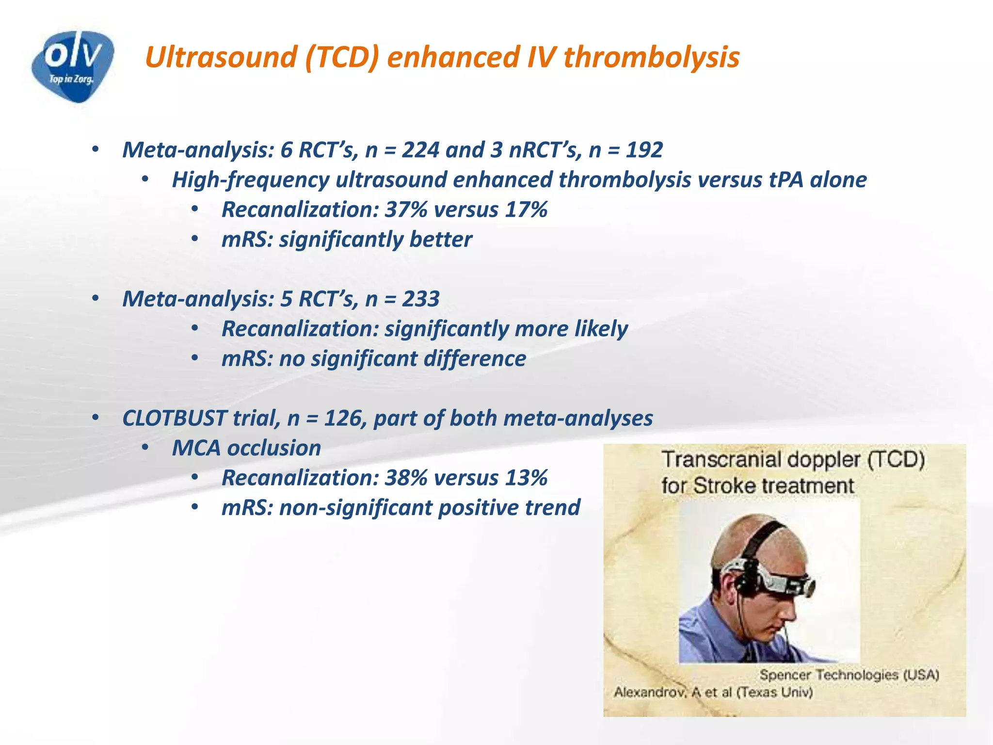 Stroke & thrombectomy - Dr. Jo Caekebeke | PPTX