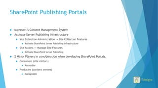 User Centered Design and SharePoint Publishing Portals | PPTX