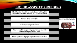 Pharmaceutical Cocrystals ppt | PPTX