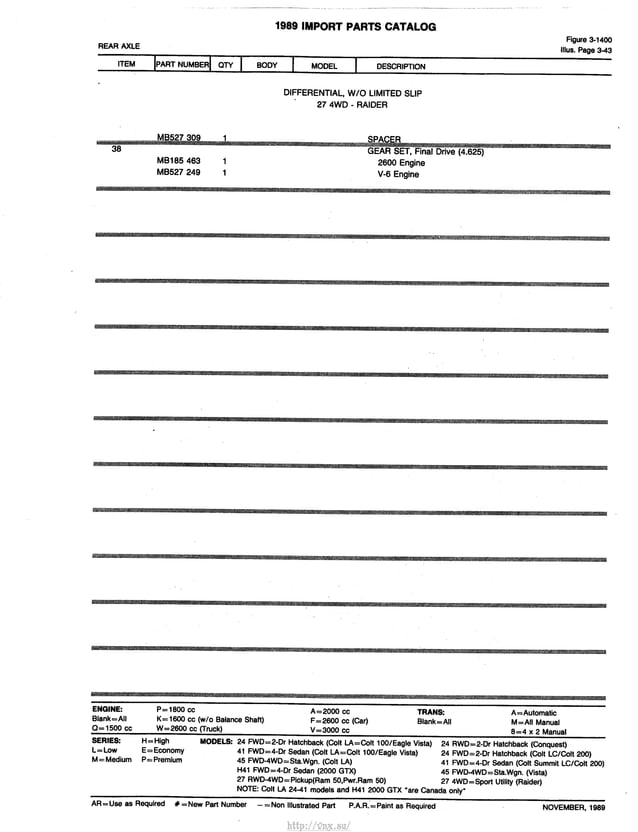 Vnx.su montero-1983-1994-parts-catalog | PDF