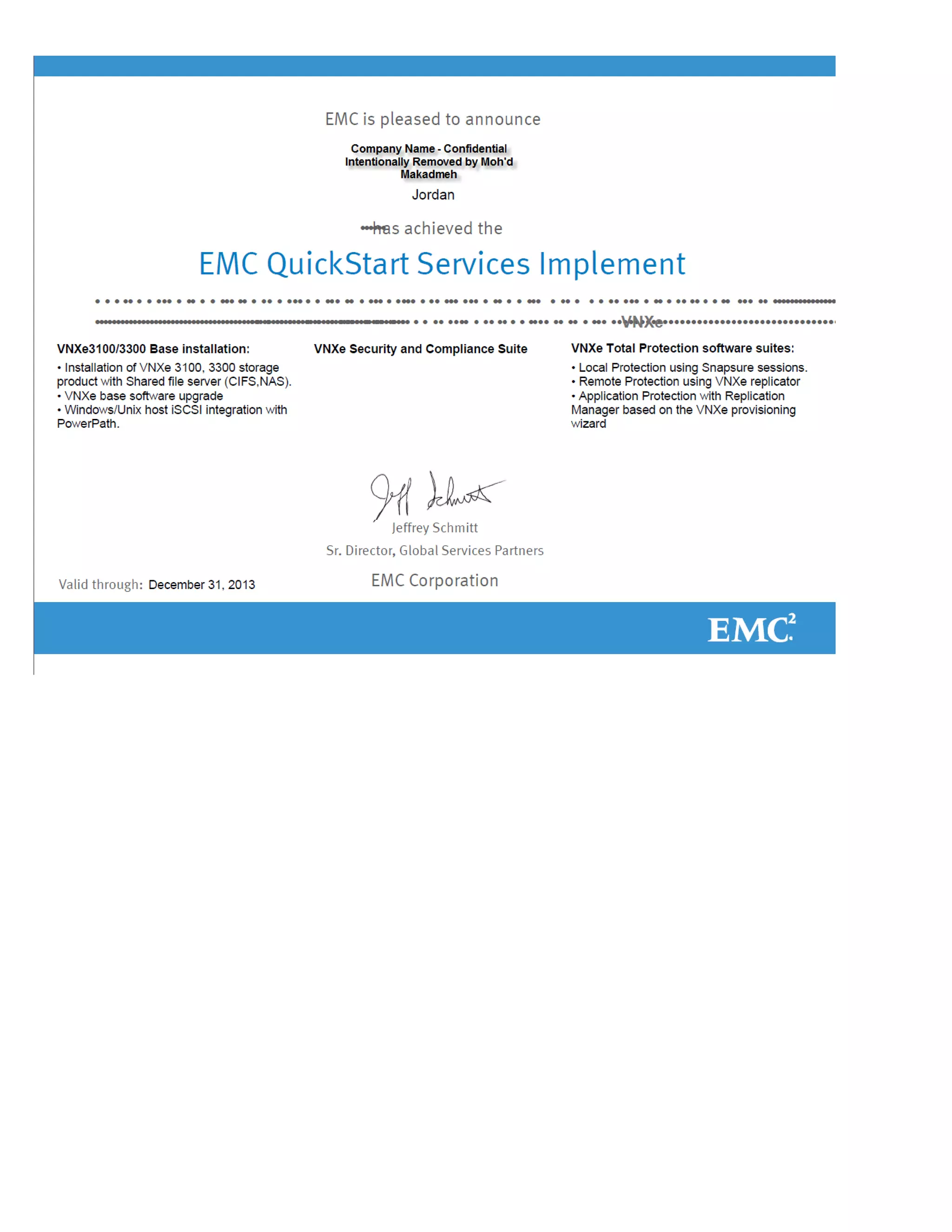 VNXe Implementation Engineer | PDF