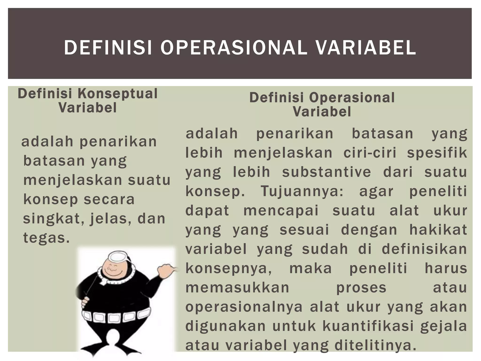 Variabel Operasional | PPTX