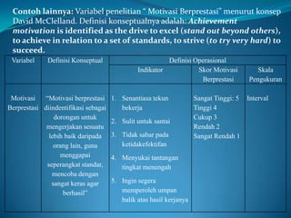 Variabel Operasional | PPTX