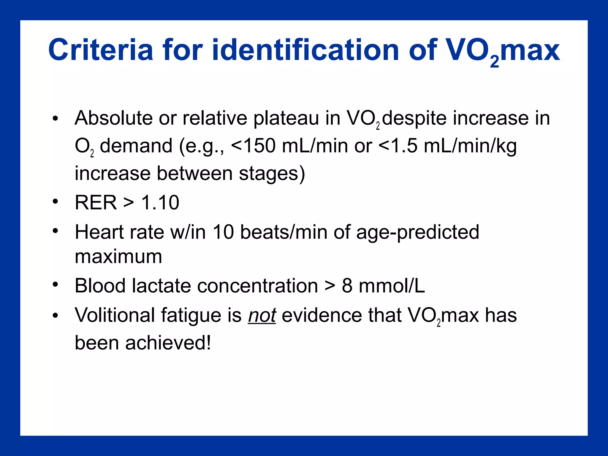 Vo2max what does it really mean | PPT | Lung and Respiratory Health ...