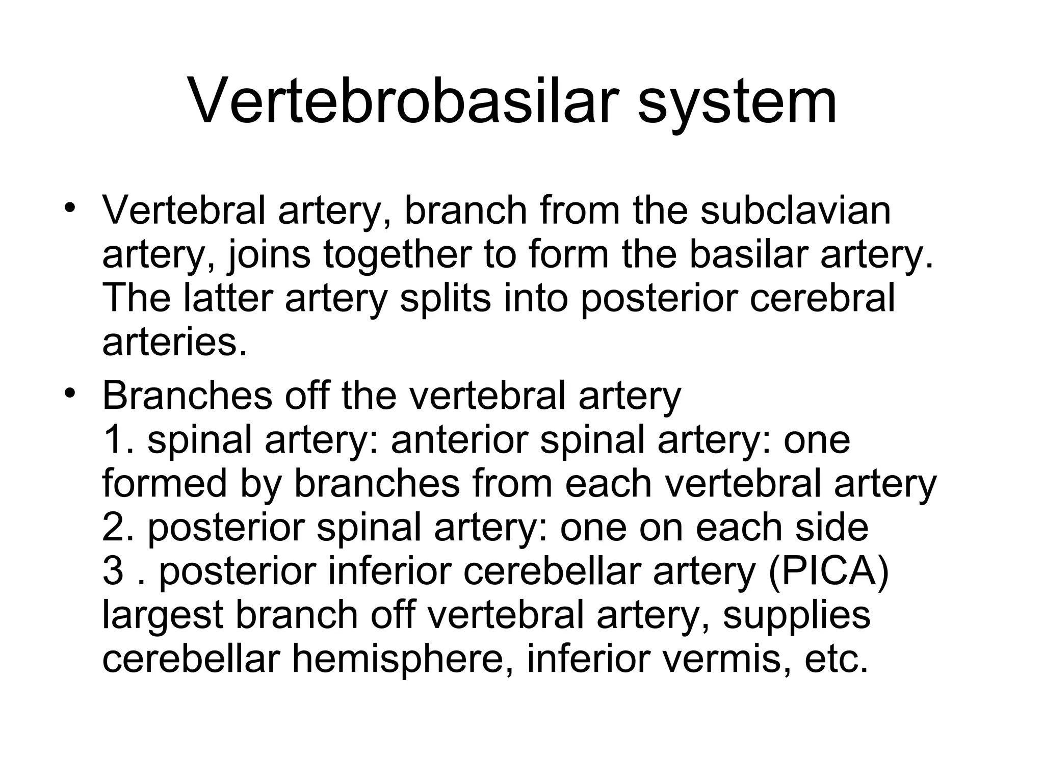 Blood supply of the brain | PPT