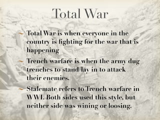 Voacbulatry unit 5, world war l | PPT