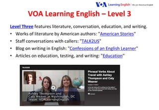 Voa learning english_jan_15­­_intro | PPTX | Genres