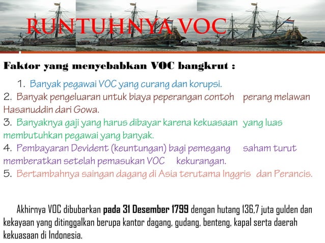 Sejarah VOC di Indonesia | PPT