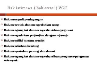 Sejarah VOC di Indonesia | PPT