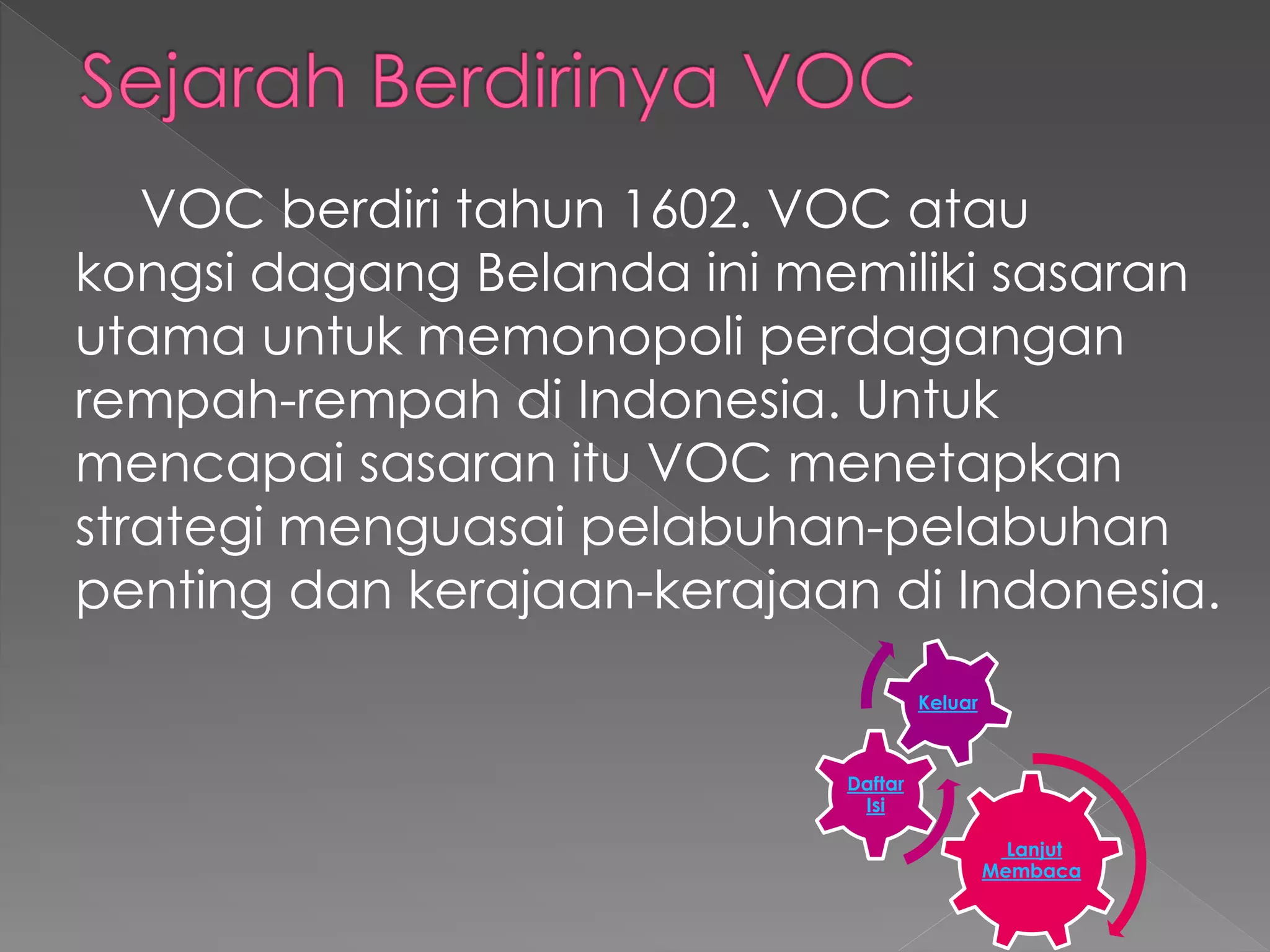 Sejarah VOC | PPTX