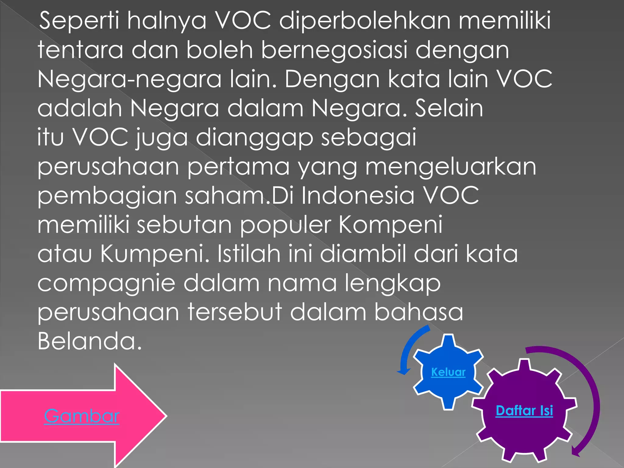 Sejarah VOC | PPTX