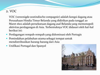 kedatangan VOC ke Indonesia | PPTX