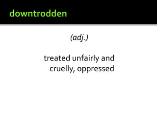 Voc 9 flashcards plain | PPTX