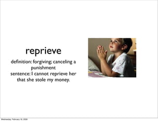 Reprieve Definition