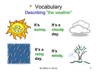 Vocab. the weather. n.p. | PPT