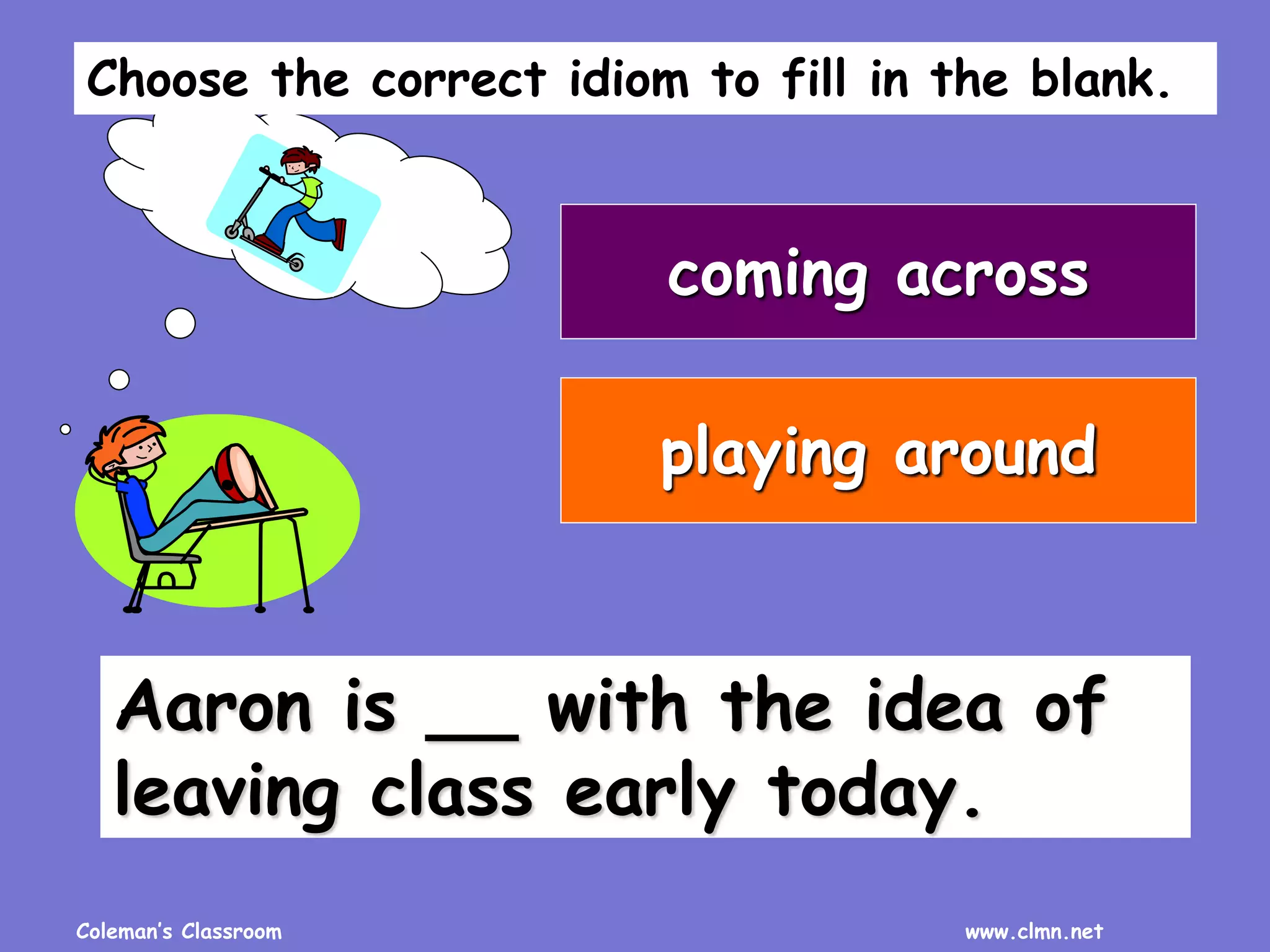 Review Phrasal Verb Idioms | PPT