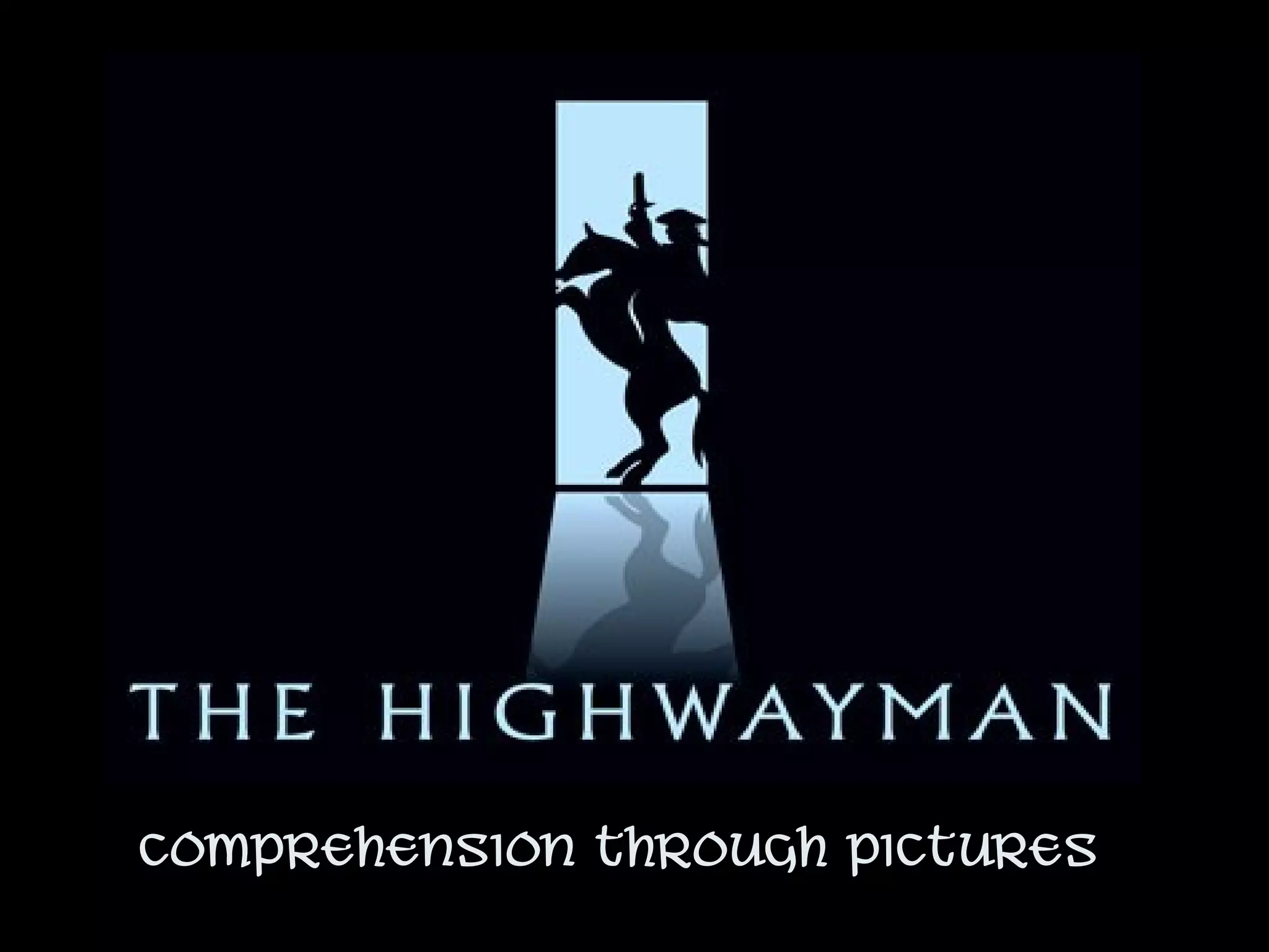 Vocab in pictures for "The Highwayman" | PPT