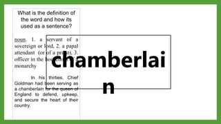 Vocabulary Set | PPT