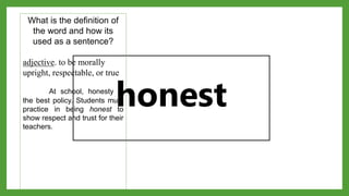 Vocabulary Set | PPT